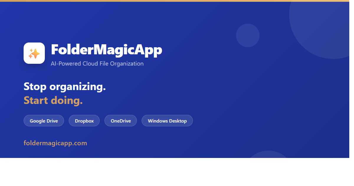 Make a Magic Folder. Drop Files In. It Sorts Itself. | FolderMagicApp
